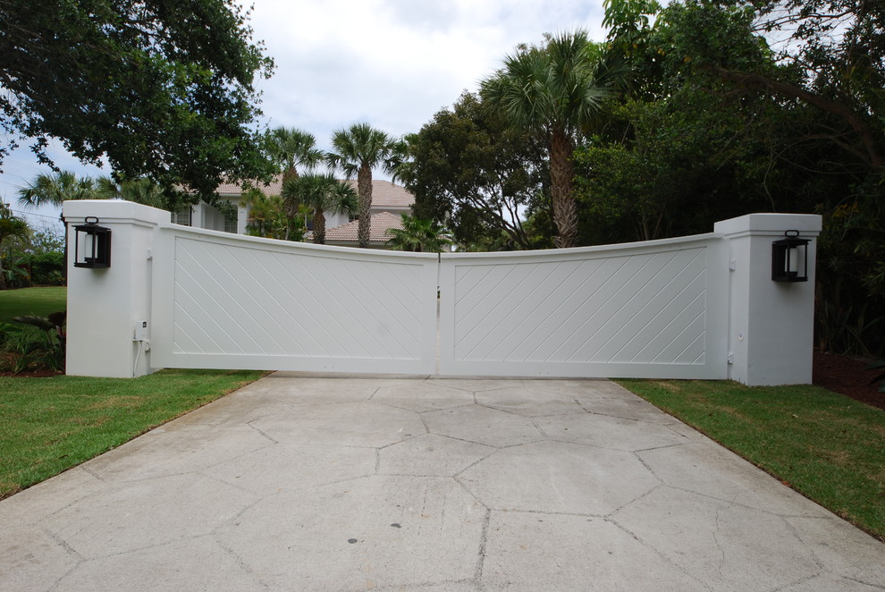 Aluminum Gates - Mediterranean - Landscape - Miami - by Coastal Screen ...