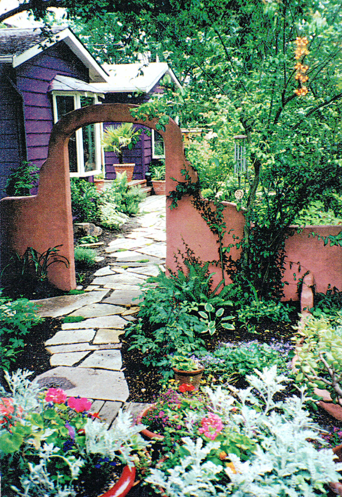 An Artist's Garden in Laurelhurst - Mediterranean - Landscape - Seattle ...