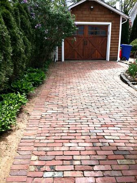 Antique Sidewalk Pavers - Traditional - Garden - Cedar Rapids - by ...