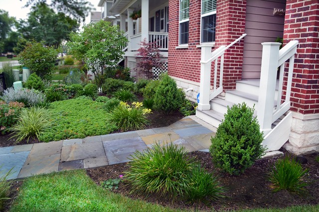 Chicago Land Front Yard Landscaping Walkway Landscaping And