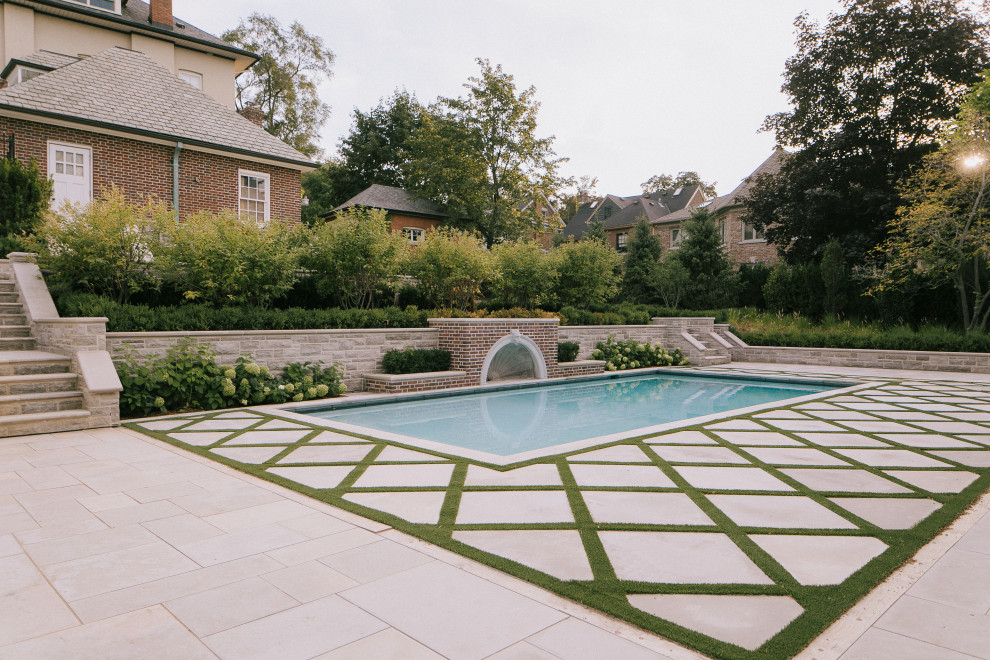 Custom Steel Pergola - Traditional - Pool - Toronto - by LandArt | Houzz