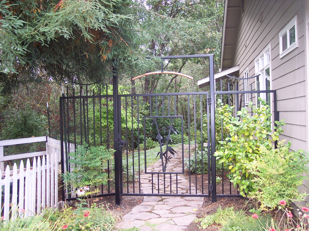 Asian Style Garden Gate - Asian - Landscape - Other - by Cheryl von ...
