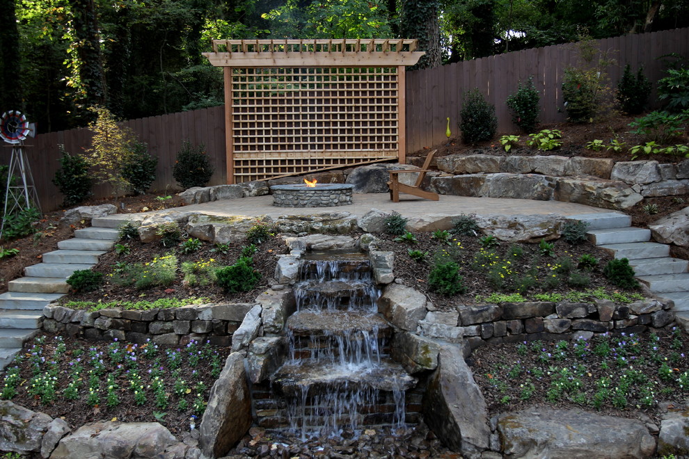Atlanta Back Yard - Contemporary - Landscape - Atlanta - by Artistic ...