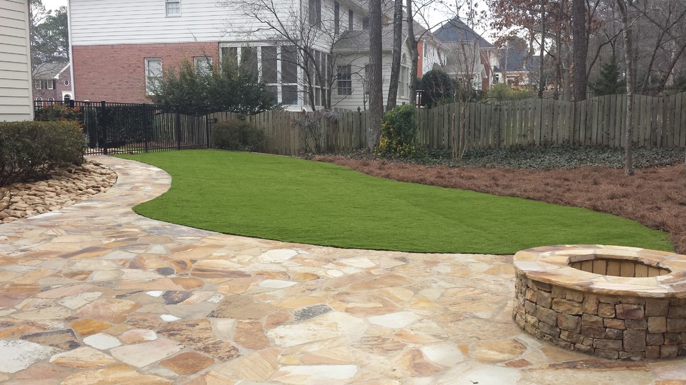 Atlanta Landscape and Hardscape Projects - Rustic - Landscape - Atlanta ...