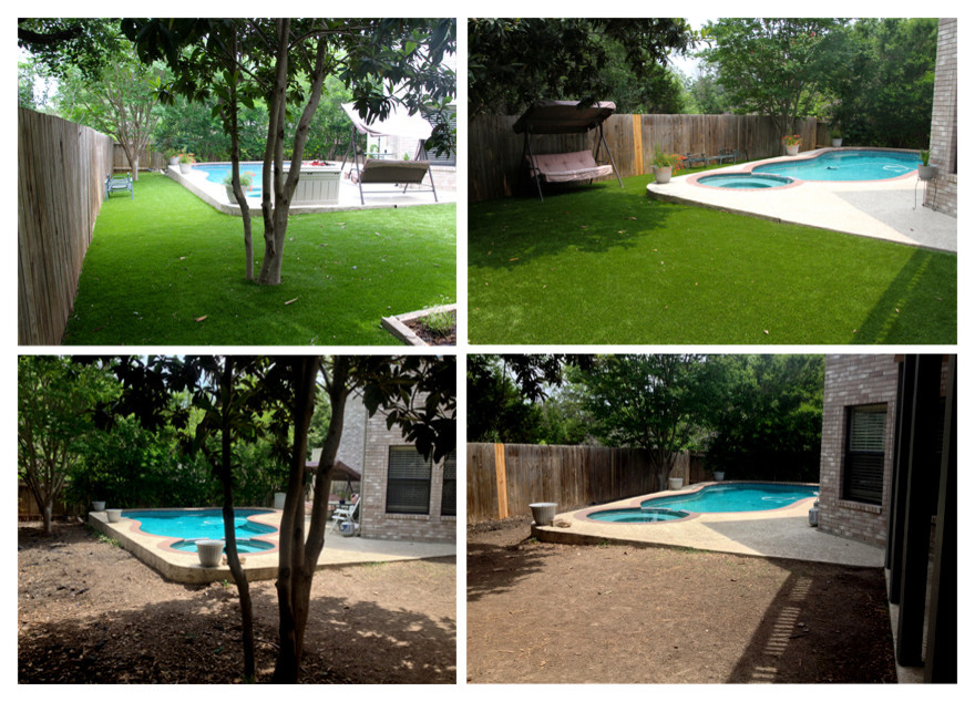 Austin Home with a Pool - Traditional - Landscape - Austin - by LawnPop ...