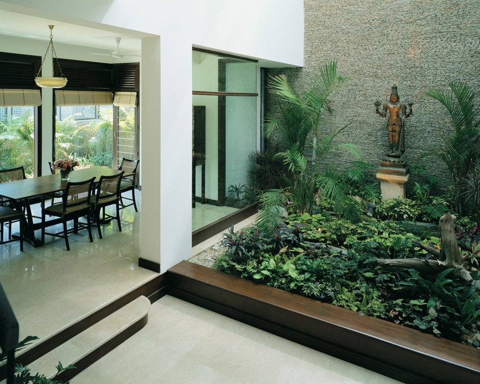 B House Malcha Marg - Contemporary - Landscape - Delhi - by Kumar ...