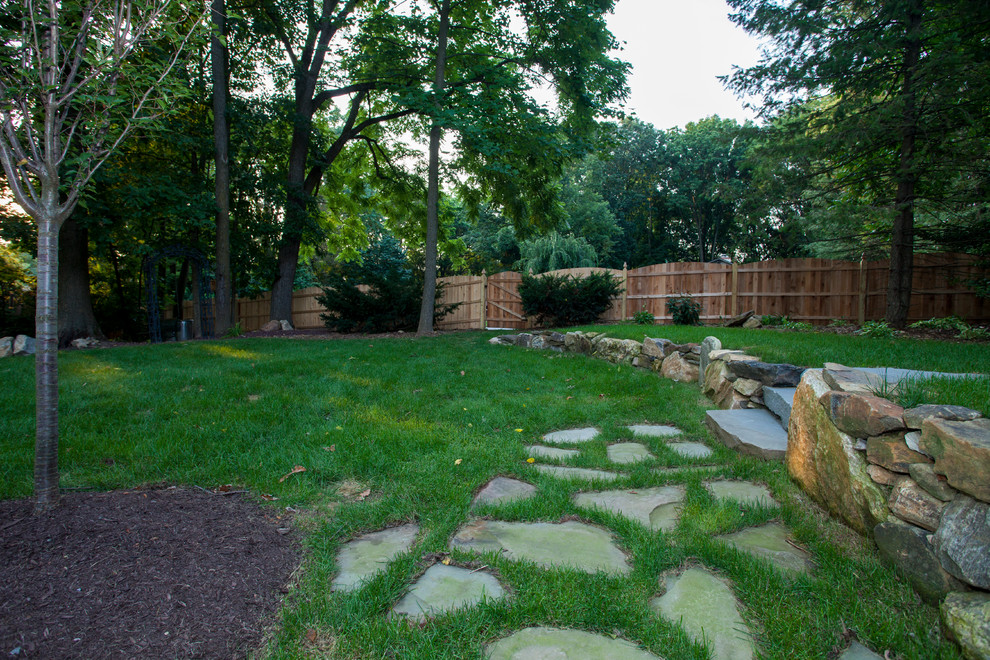 Back yard Patio - Farmhouse - Landscape - Philadelphia - by Bonner ...