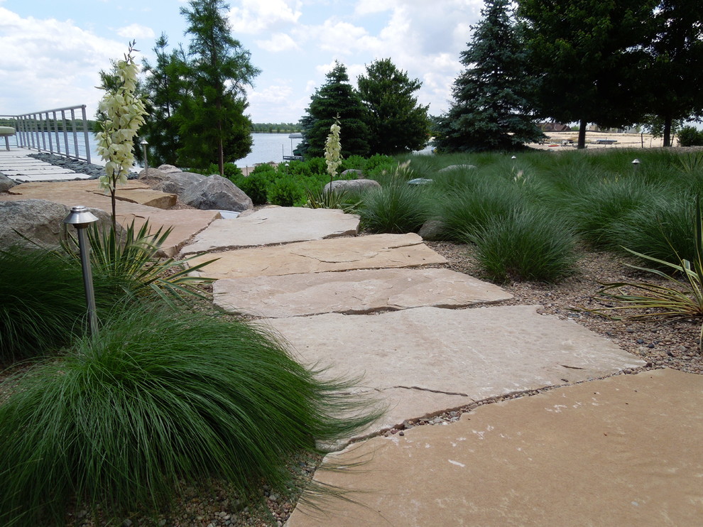 Backyard Beach - Contemporary - Landscape - Omaha - by Lanoha Nurseries ...