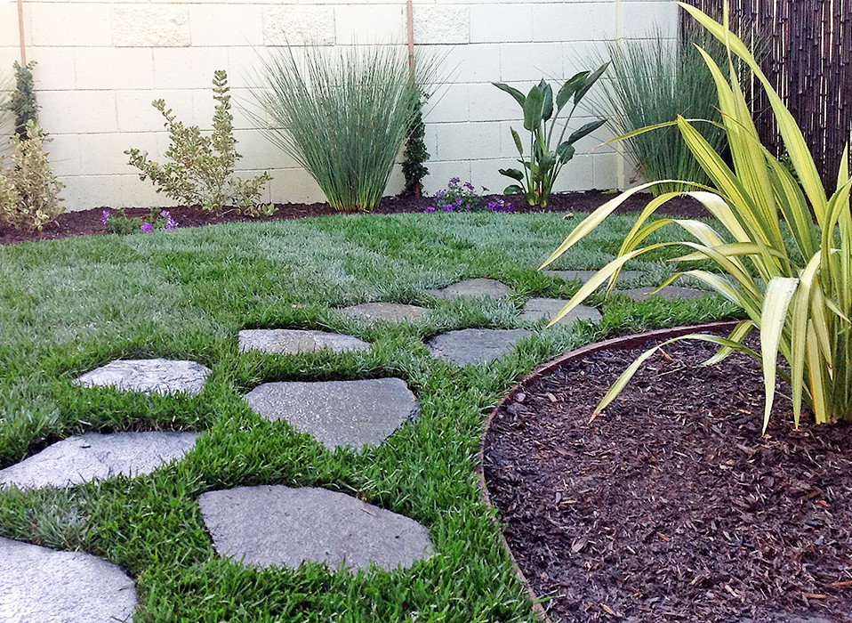 Backyard Design--Hardscape & Softscape - Traditional - Landscape - Los ...