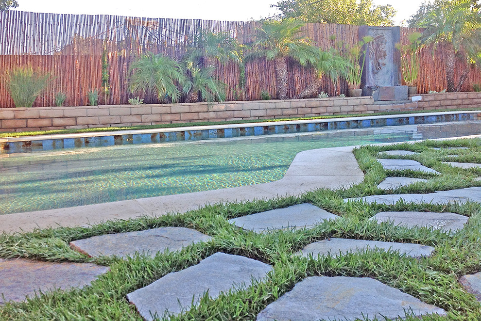 Backyard Design--Hardscape & Softscape - Traditional - Landscape - Los ...
