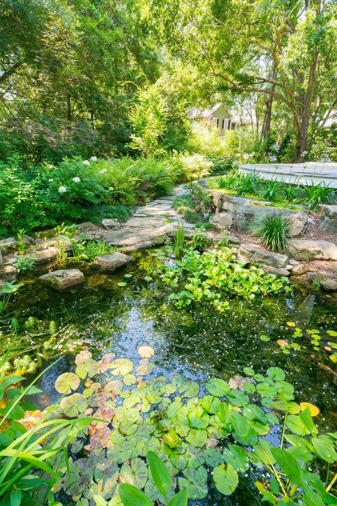 Backyard Koi Pond-James Island - Landscape - Charleston - by Remark ...