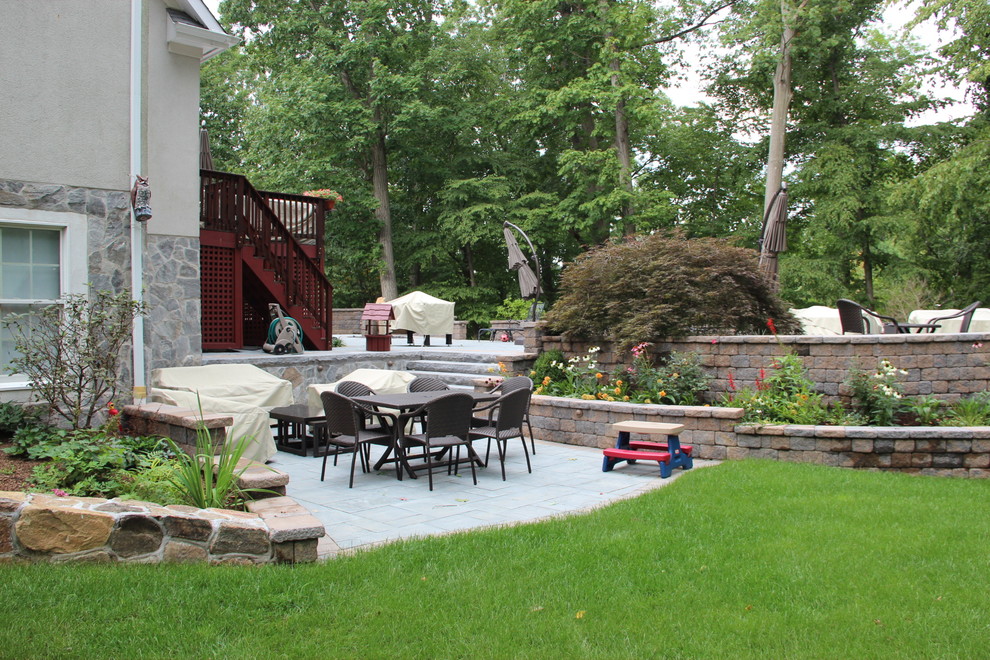 Backyard - Traditional - Landscape - New York - by Manzer's Landscape ...