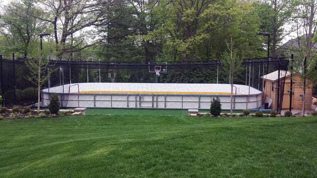 Backyard Multi-Sport Court - Contemporary - Garden - New York - by ...