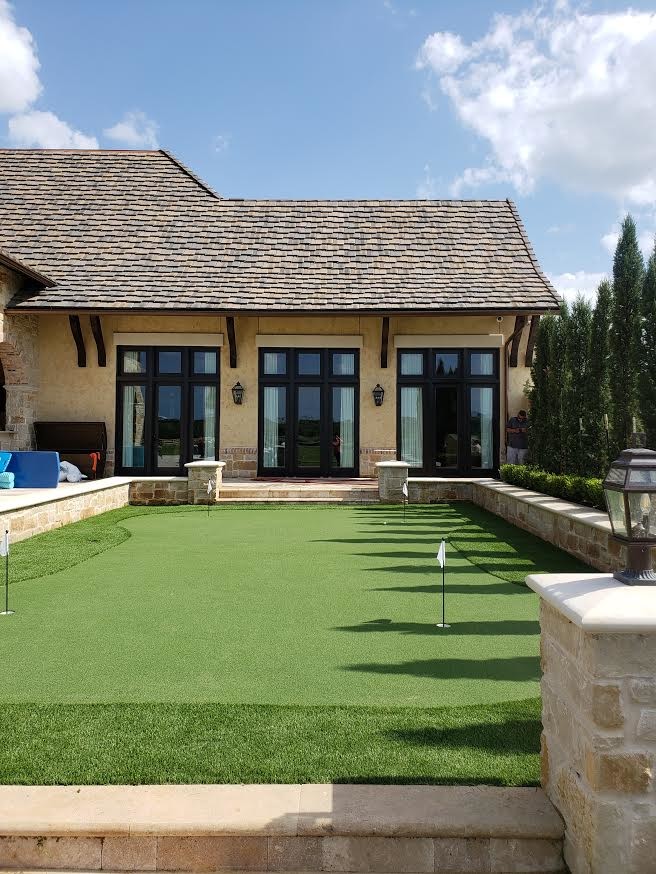 Backyard Putting Green - Contemporary - Landscape - Austin - by Helms ...