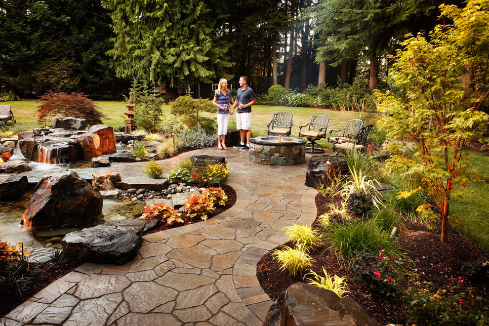 Backyard Resort and Oasis - Traditional - Landscape - Seattle - by ...