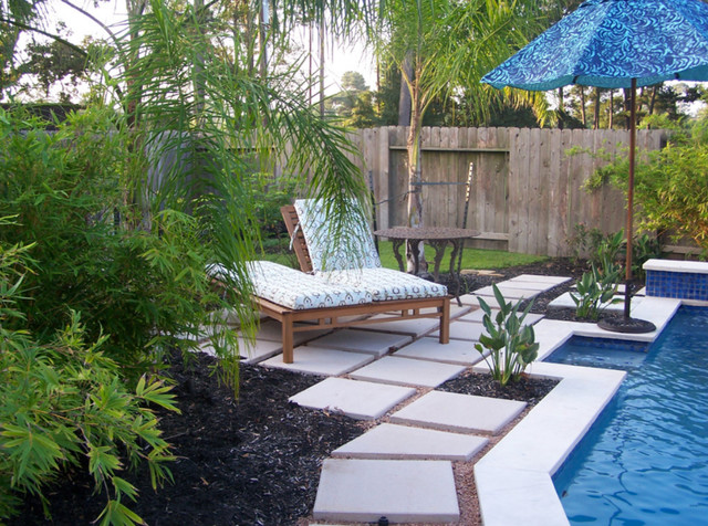 Balinese Inspired Poolscape, Pergola and Gardens - Asian - Garden ...