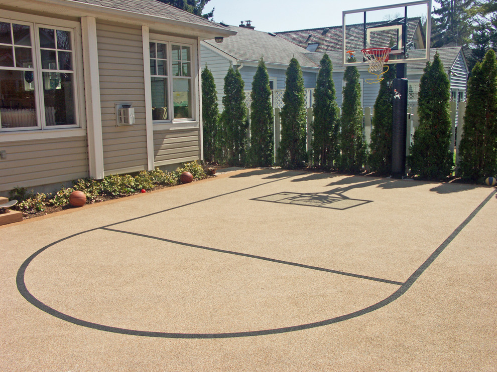 Basketball Court - Traditional - Landscape - New York - by Hampton ...