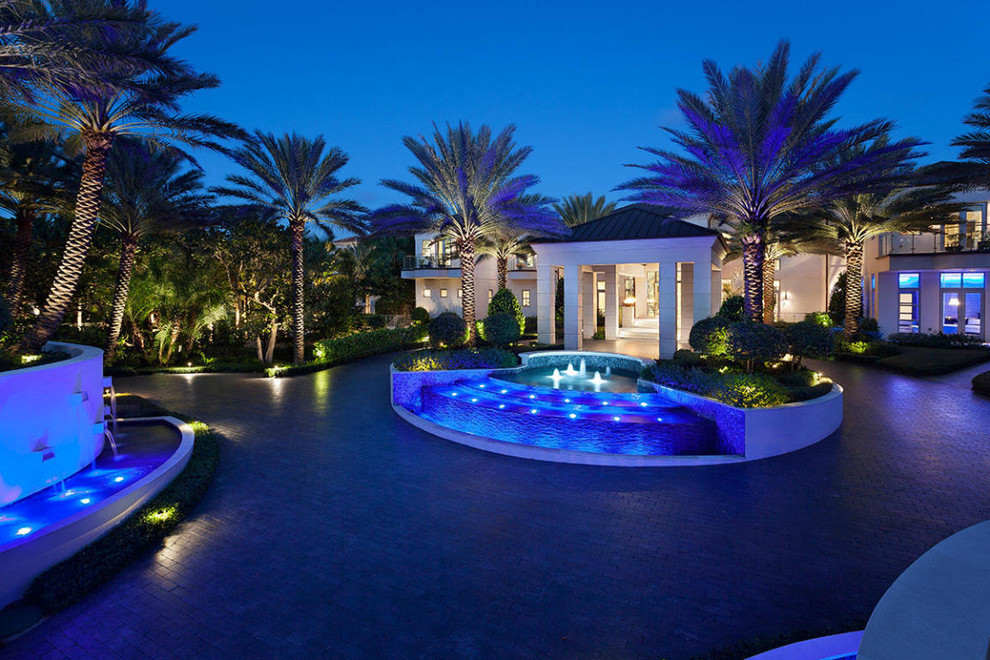 Beach Front Mansion - Contemporary - Landscape - Miami - by Spectrum ...
