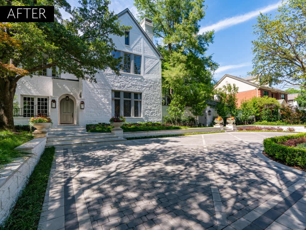 BEFORE & AFTER - Transitional - Landscape - Dallas - by DDLA Design ...
