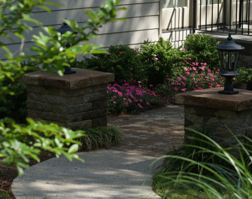 Landscaping With Brick Columns