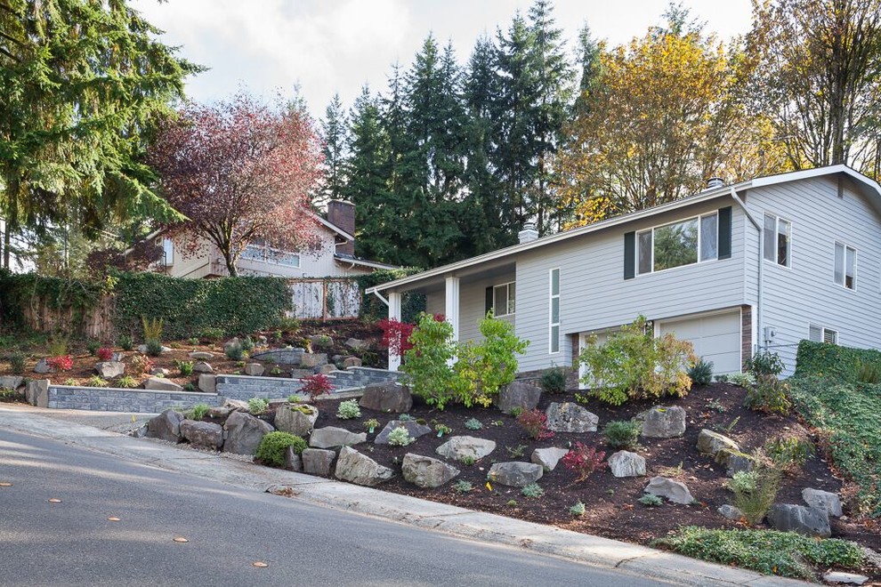 Bellevue Front Yard Makeover - Traditional - Landscape - Seattle - by ...