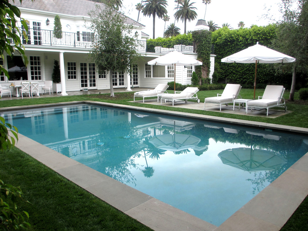 Beverly Hills Classic Luxe - Traditional - Pool - Los Angeles - by Eco ...