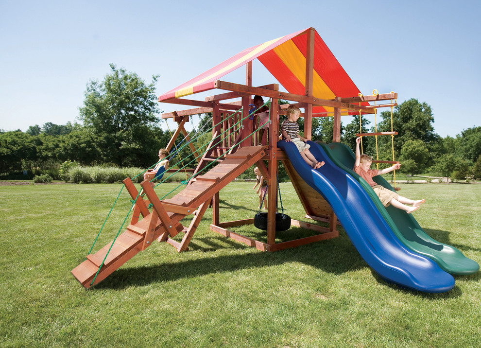 Big Backyard Playgrounds - Traditional - Landscape - Detroit - by Kids ...