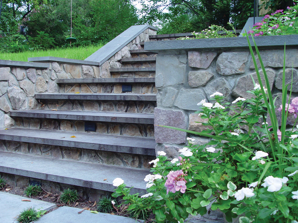 Bluestone Backyard - Traditional - Landscape - Baltimore - by The Stone ...