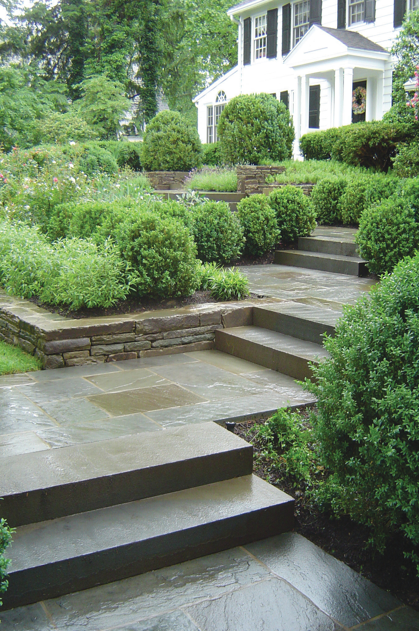 Sloped Walkway Bluestone