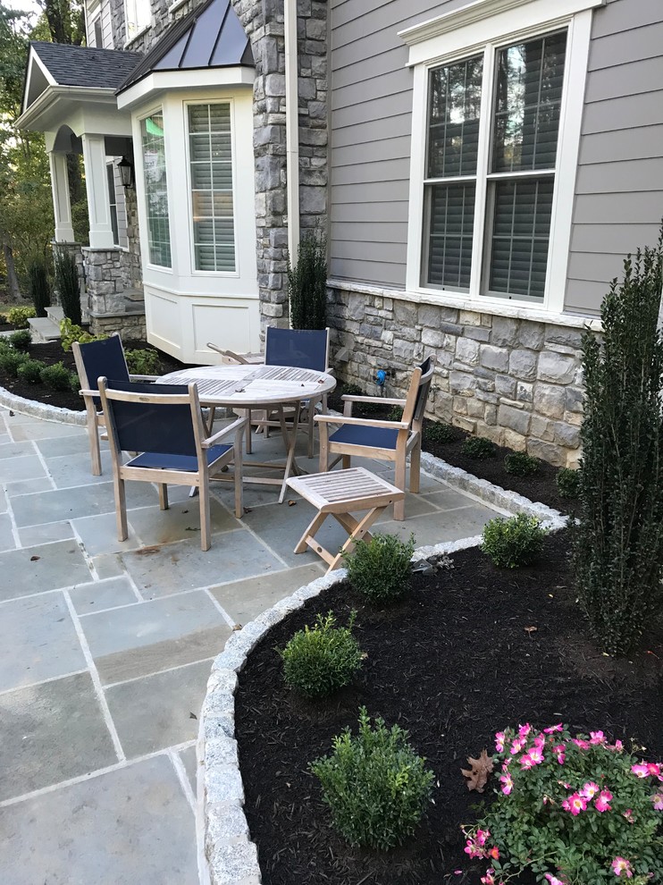 Bluestone Front Walkway With Patio - Landscape - Baltimore - by Five ...