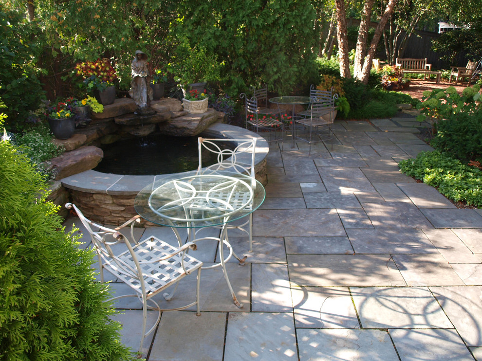 Bluestone Patio - Traditional - Landscape - Chicago - by James Martin ...