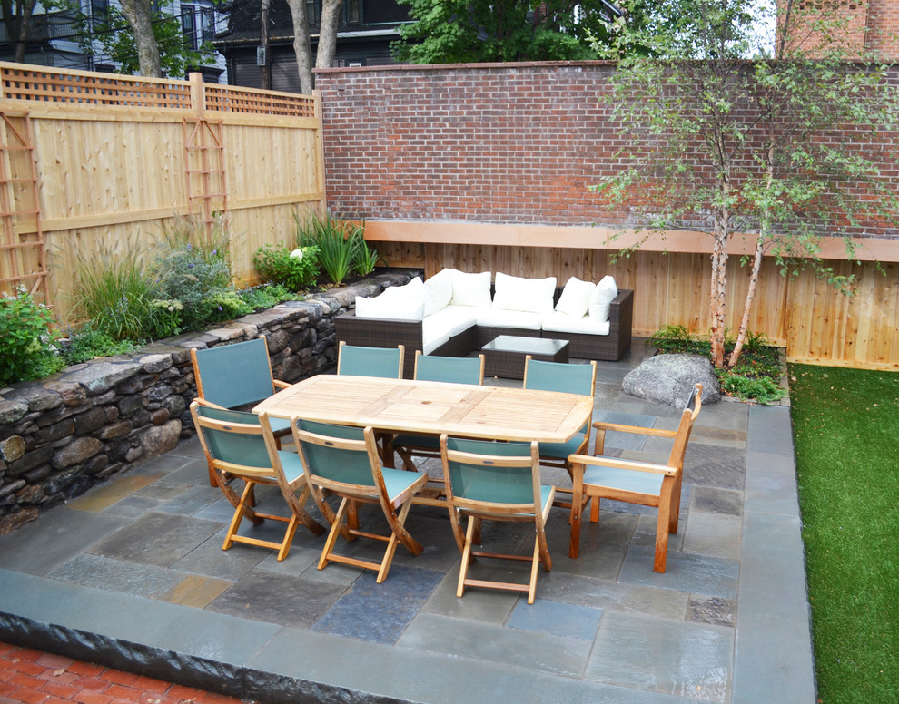 Bluestone terrace - Contemporary - Patio - Boston - by Village ...