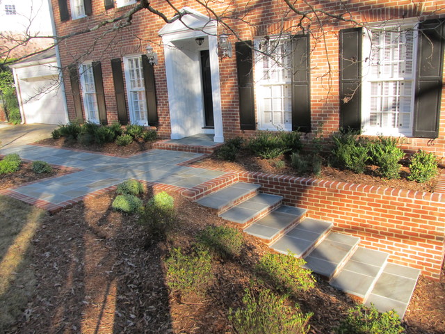 Bluestone Walkway and Steps - Classique - Jardin - Atlanta - par ...