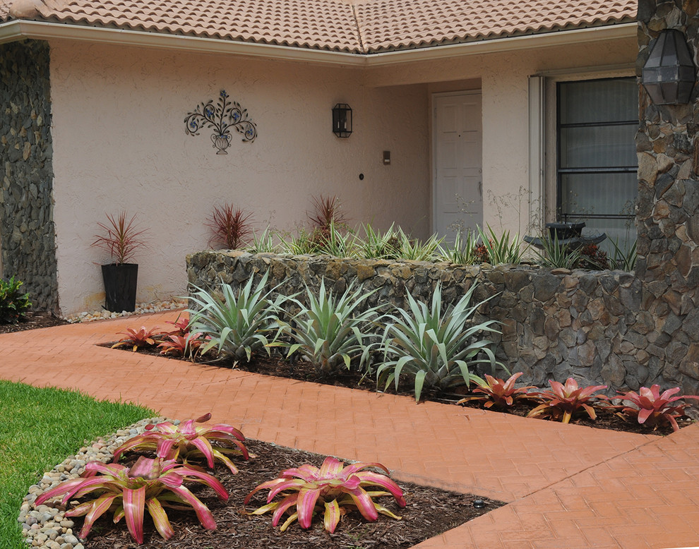 Boca Raton Curb Appeal - Tropical - Landscape - Miami - by Pamela ...