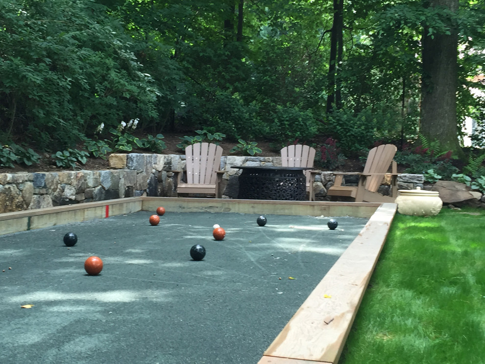 Bocce Court - Transitional - Landscape - New York - by LDAW Landscape ...