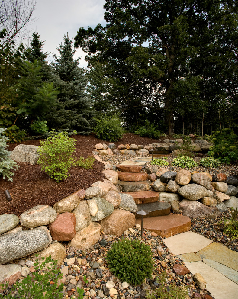 Boulder Entryway - Traditional - Landscape - Minneapolis - by Southview ...