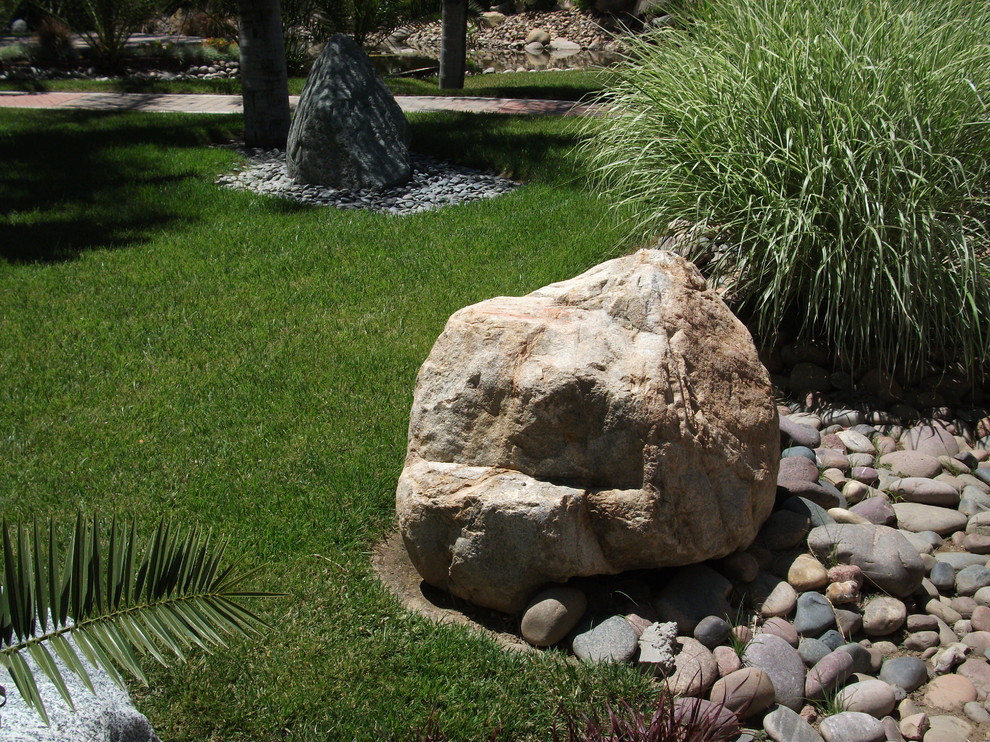 Boulders in Backyard - Landscape - Los Angeles - by Southwest Boulder ...