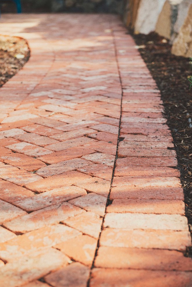 Brick Pathway - Traditional - Landscape - Other - by Regenesis ...