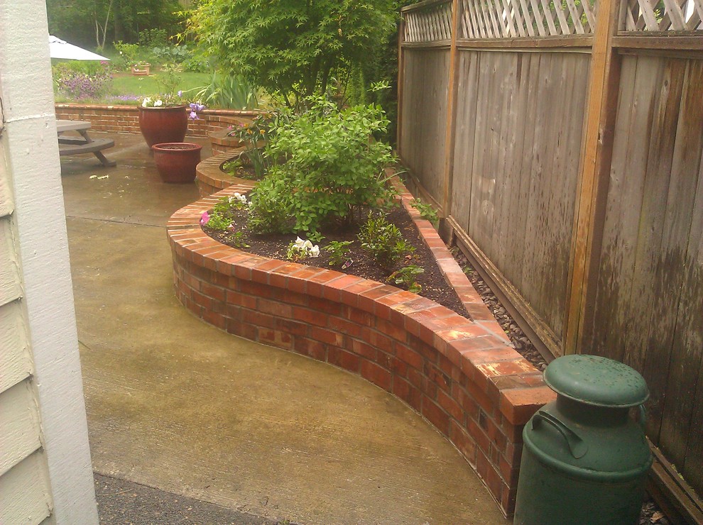 Brick planter - Traditional - Landscape - Portland - by GO bricklaying ...