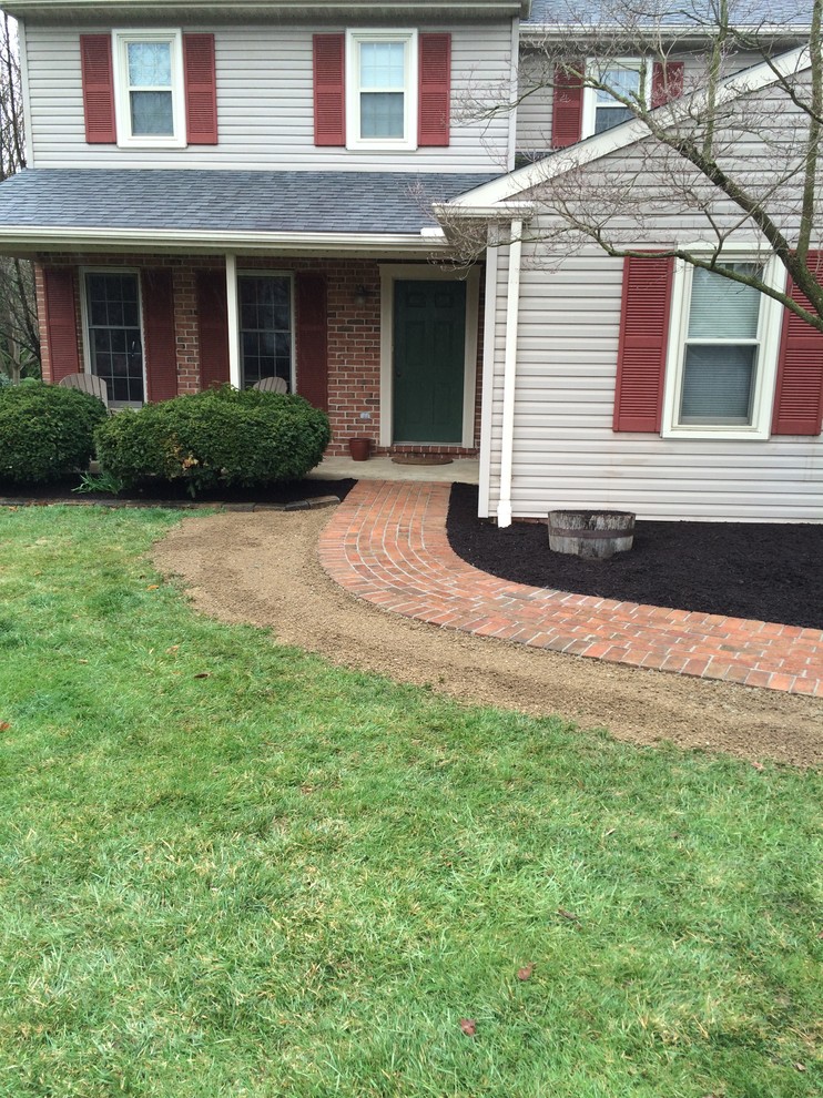 Brick Walkway Installation - Landscape - Other - by C.E. Pontz Sons | Houzz