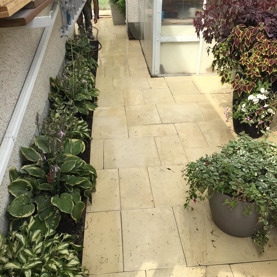 Brick Walkways - Rustic - Landscape - Other - by GB Stone Company | Houzz