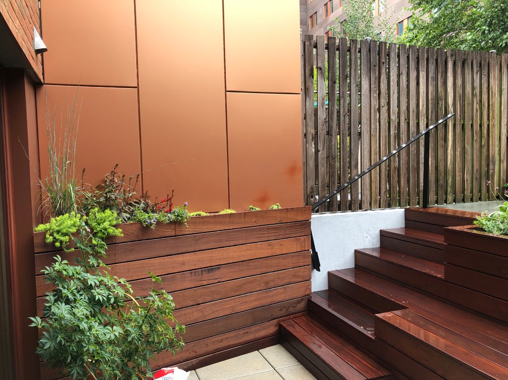 Brooklyn backyard with small playground - Modern - Landscape - New York ...