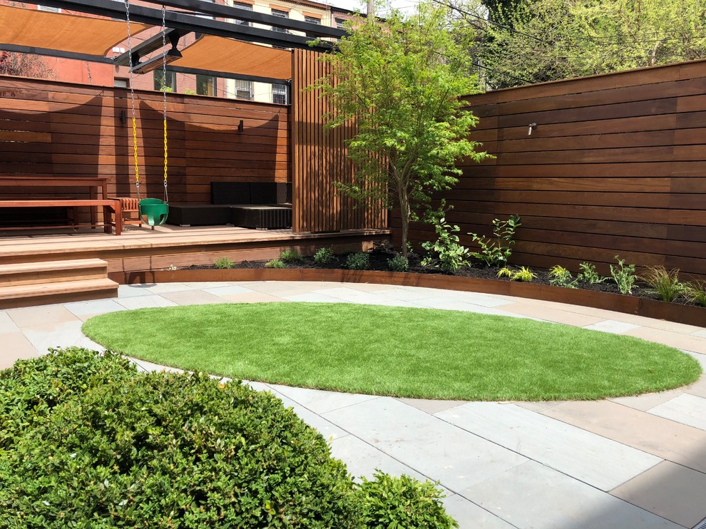Brooklyn Garden with Pergola - Modern - Landscape - New York - by ...