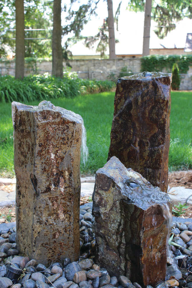 Bubbling Rocks & Urns/Vases - Traditional - Landscape - Atlanta - by ...