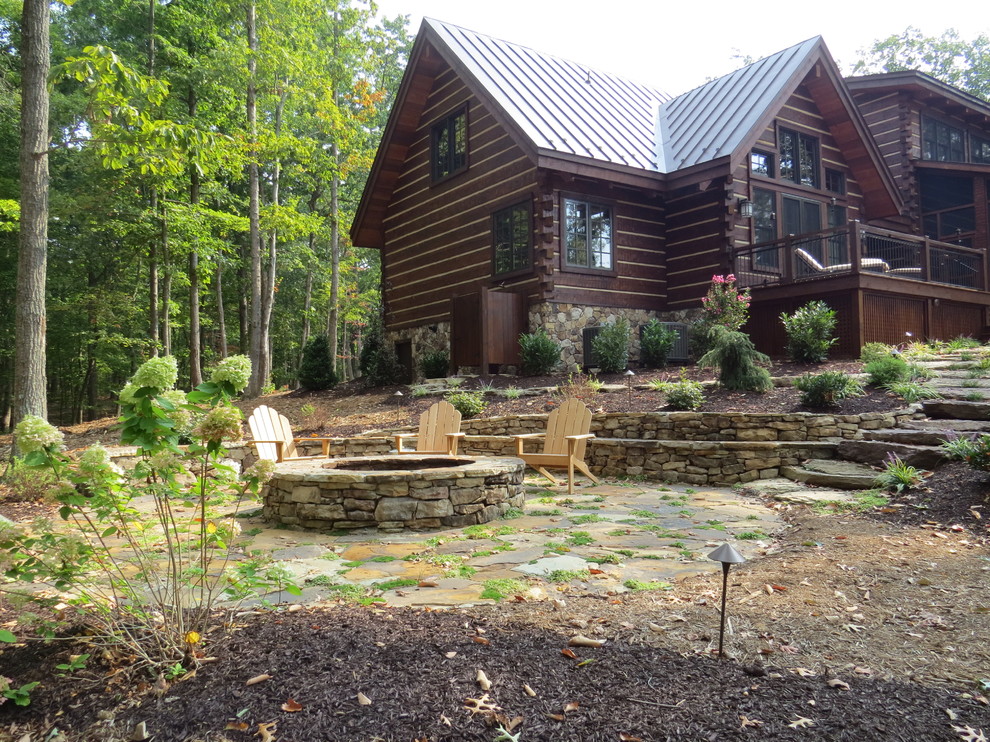 Cabin Exterior - Rustic - Landscape - DC Metro - by J&L Interiors, LLC ...