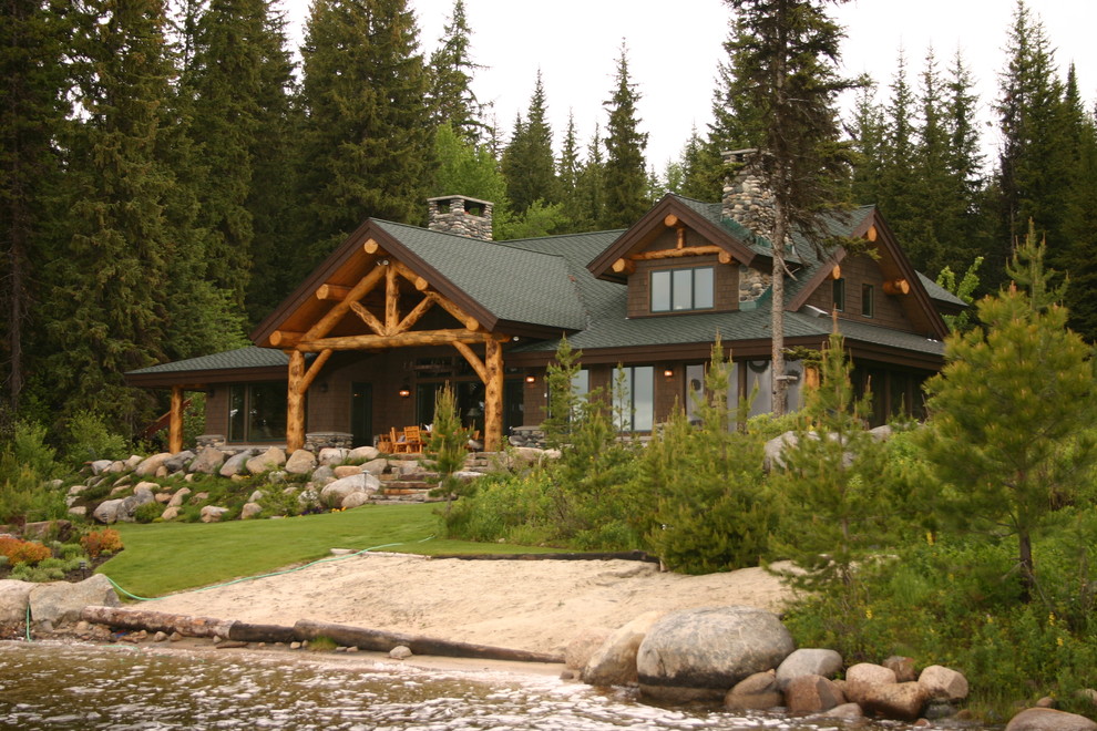 Cabin on the Lake - Rustic - Landscape - Boise - by McCall Design ...