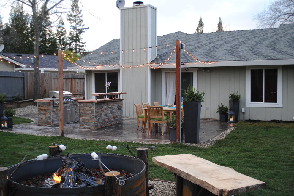 California Cozy Backyard - Traditional - Landscape - Sacramento - by ...