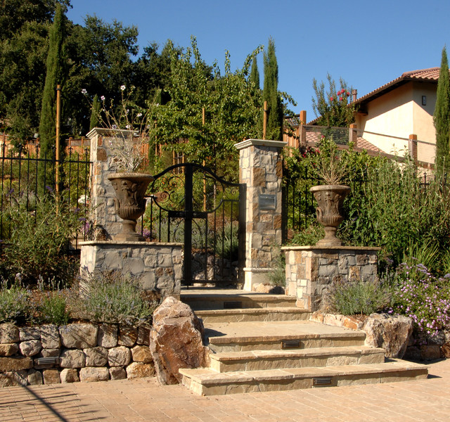 California Italian Farm House . - Rustic - Garden - San Francisco - by ...