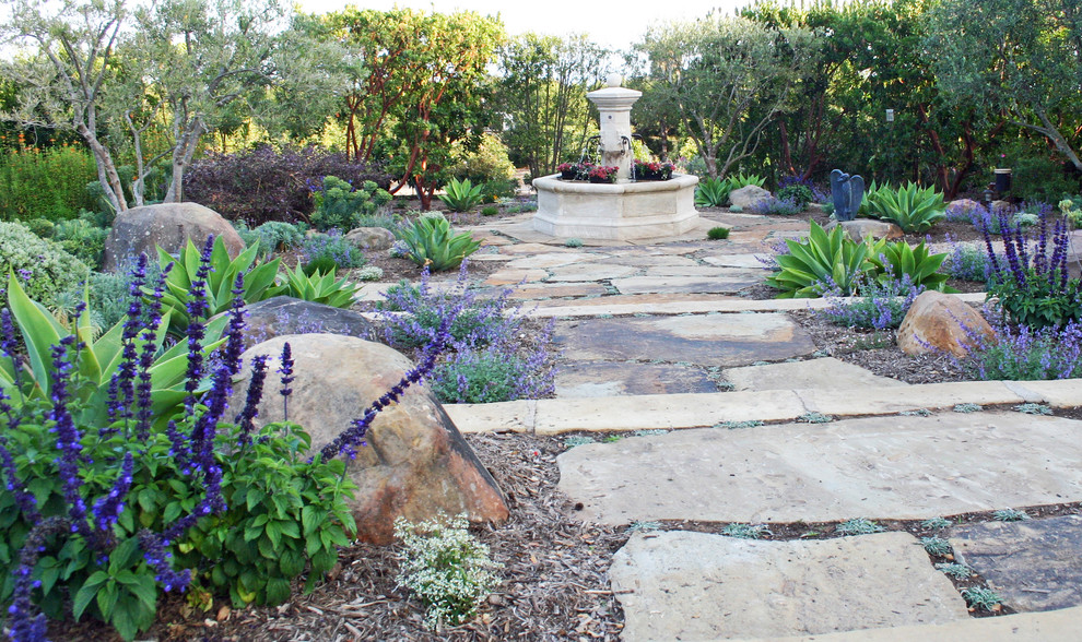 California Mediterranean Contemporary - Mediterranean - Landscape ...