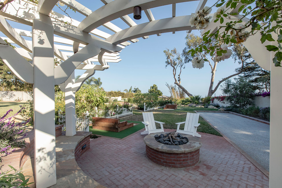 California Seaside Cottage Landscape | Santa Barbara CA - Beach Style ...